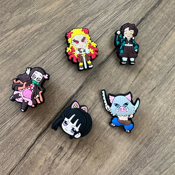CROCS | Accessories | New Bundle Demon Slayer Crocs Shoe Charms Jibbitz ...